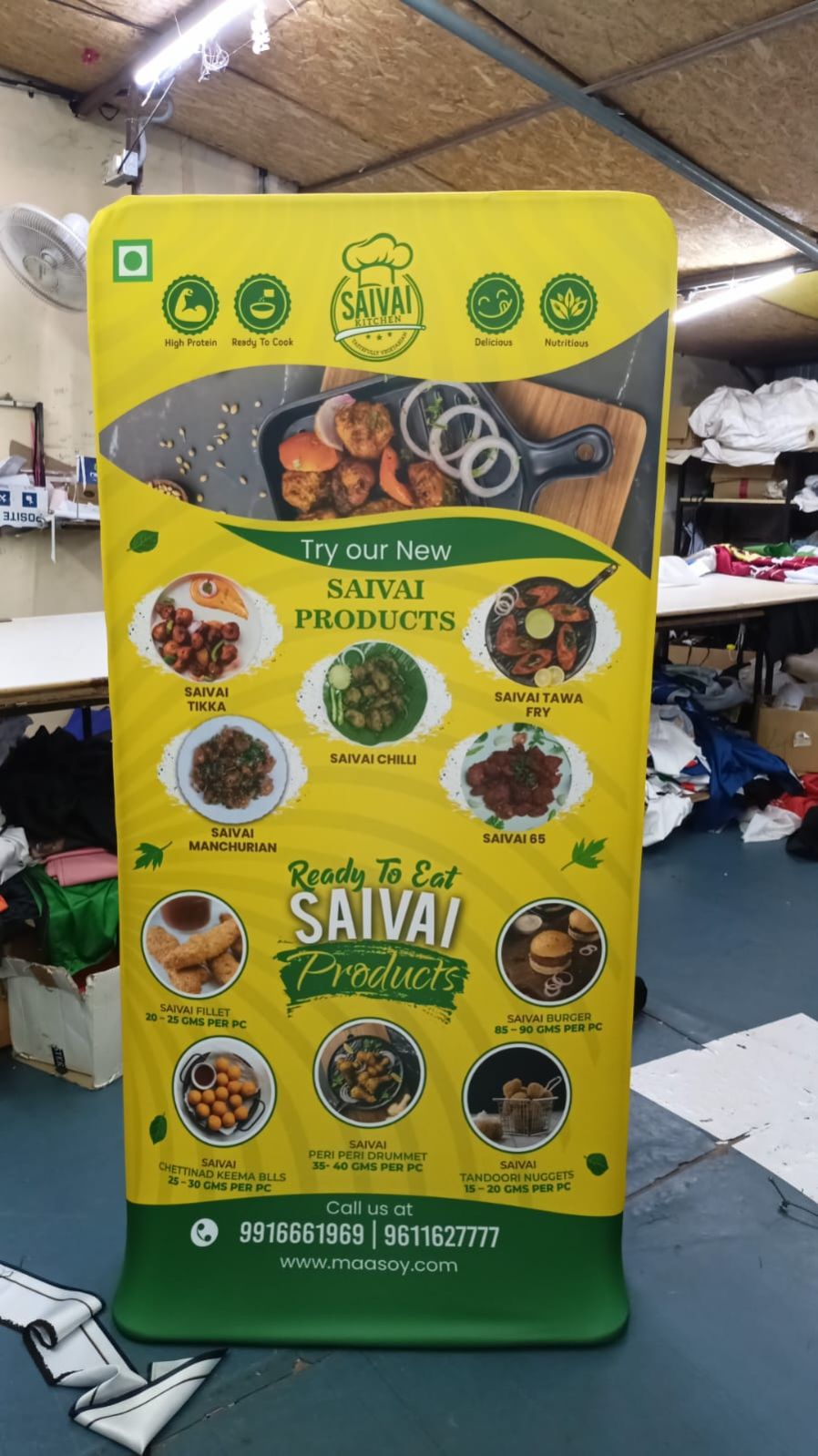 6ft x 3ft Standee in Brand Visibility Products | Divam Udyog - Pest ...